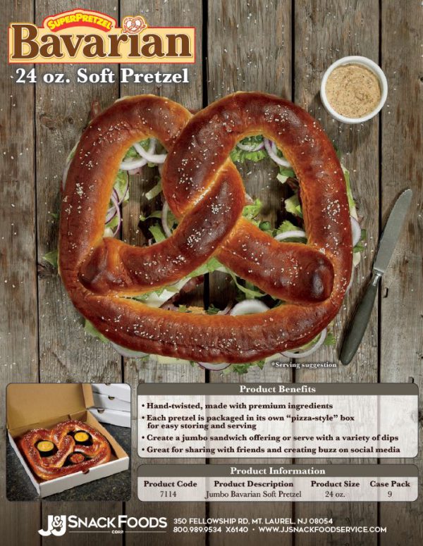 SUPERPRETZEL® Bavarian - J&J Snack Foods Corp.