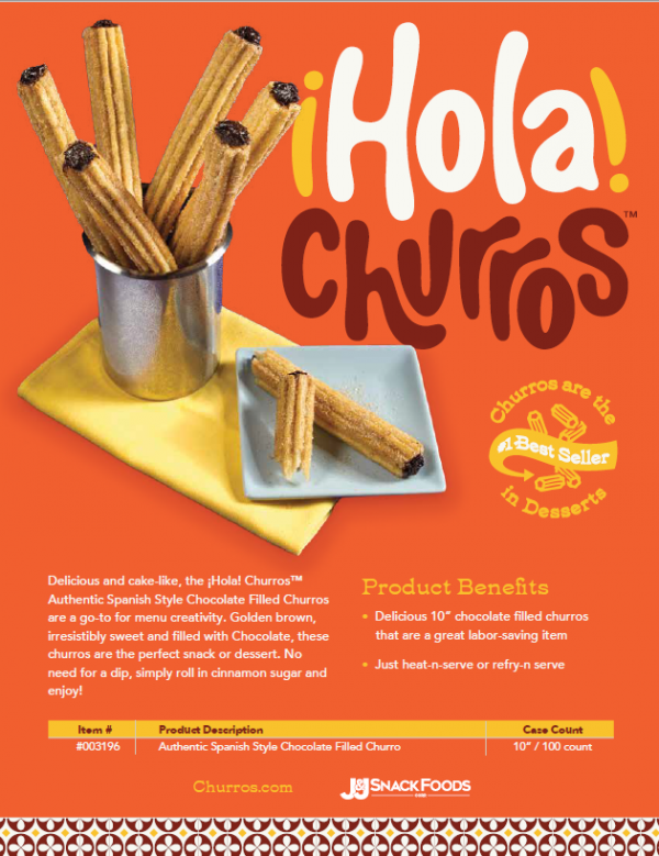 Churros - J&J Snack Foods Corp.
