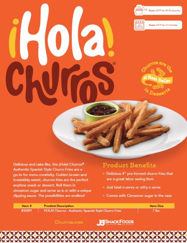 Churros - J&J Snack Foods Corp.